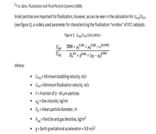 Question 47: For units not challenged by standpipe fluidization, are there benefits to reducing ...